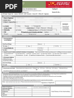 Aadhaar Address Update Form (Gazetted Form) | PDF