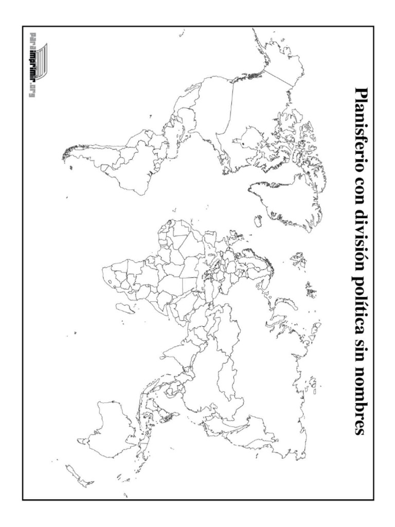 Mapamundi Division Politica | PDF