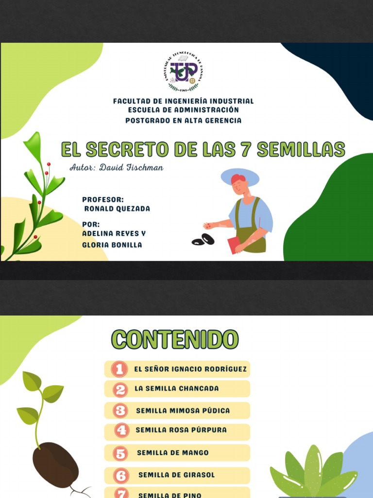 Presentacion El Secretos de Las 7 Semillas | PDF