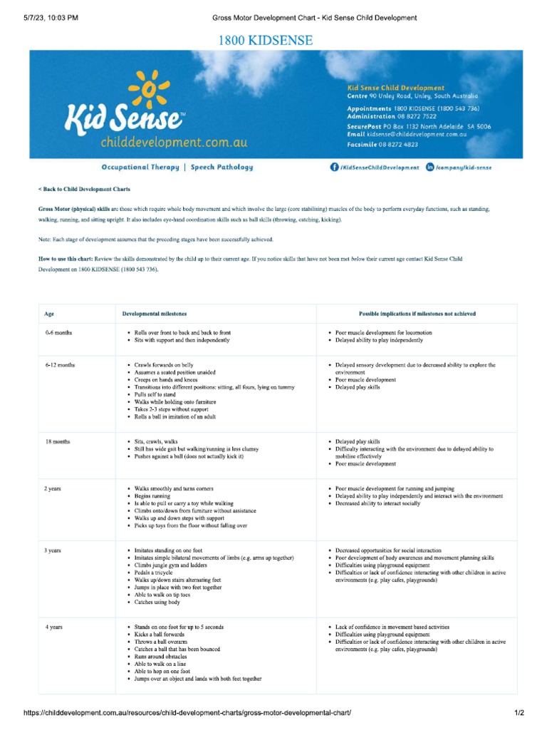 Kid Sense Print Out | PDF