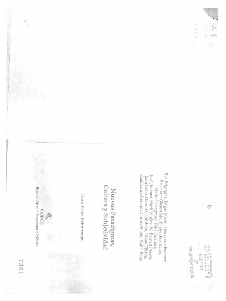 Morin, E. (1998) - La Noción de Sujeto (Pp. 67-89) - en - D. Fried Schnitman (Coord.) - Nuevos ...