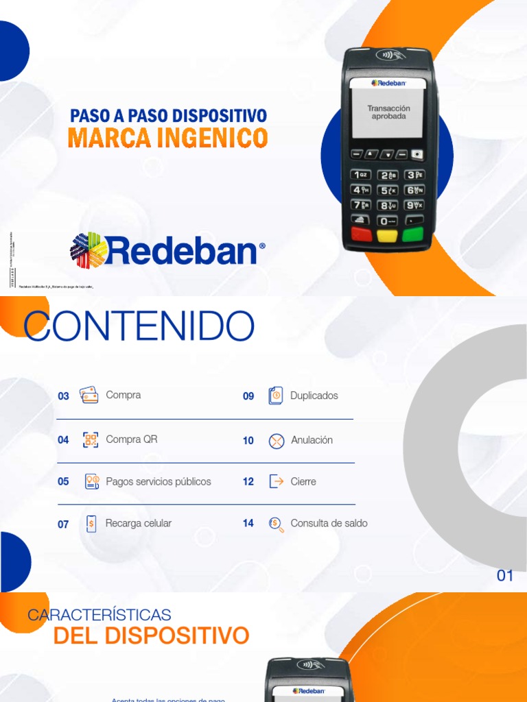 Manual Datafono Ingenico-Final | PDF | Tarjeta de débito | Tarjeta de ...