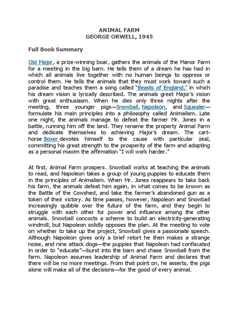 Animal Farm | PDF