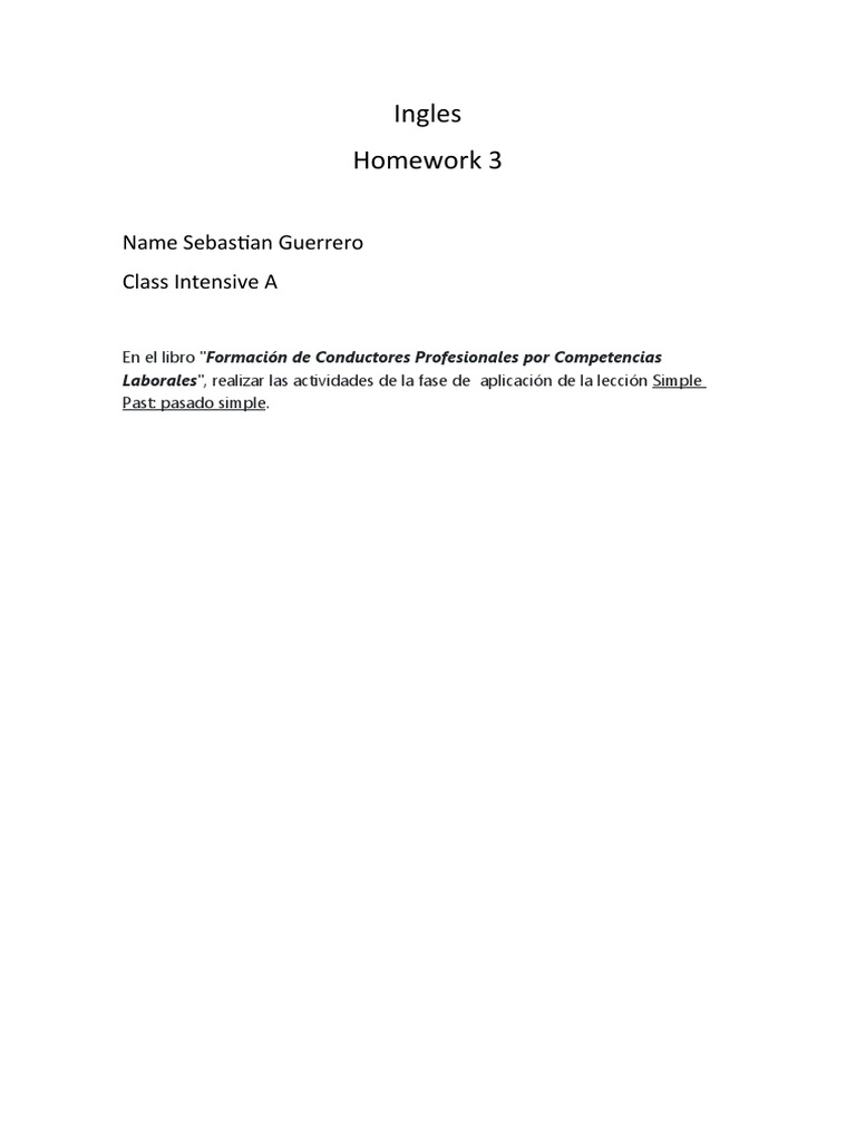 Ingles - Docx 3 | PDF