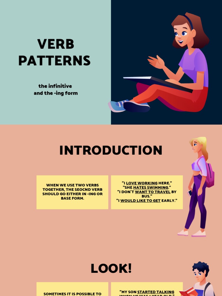 Verb Patterns: A Guide to Using the Infinitive and -Ing Forms Correctly ...