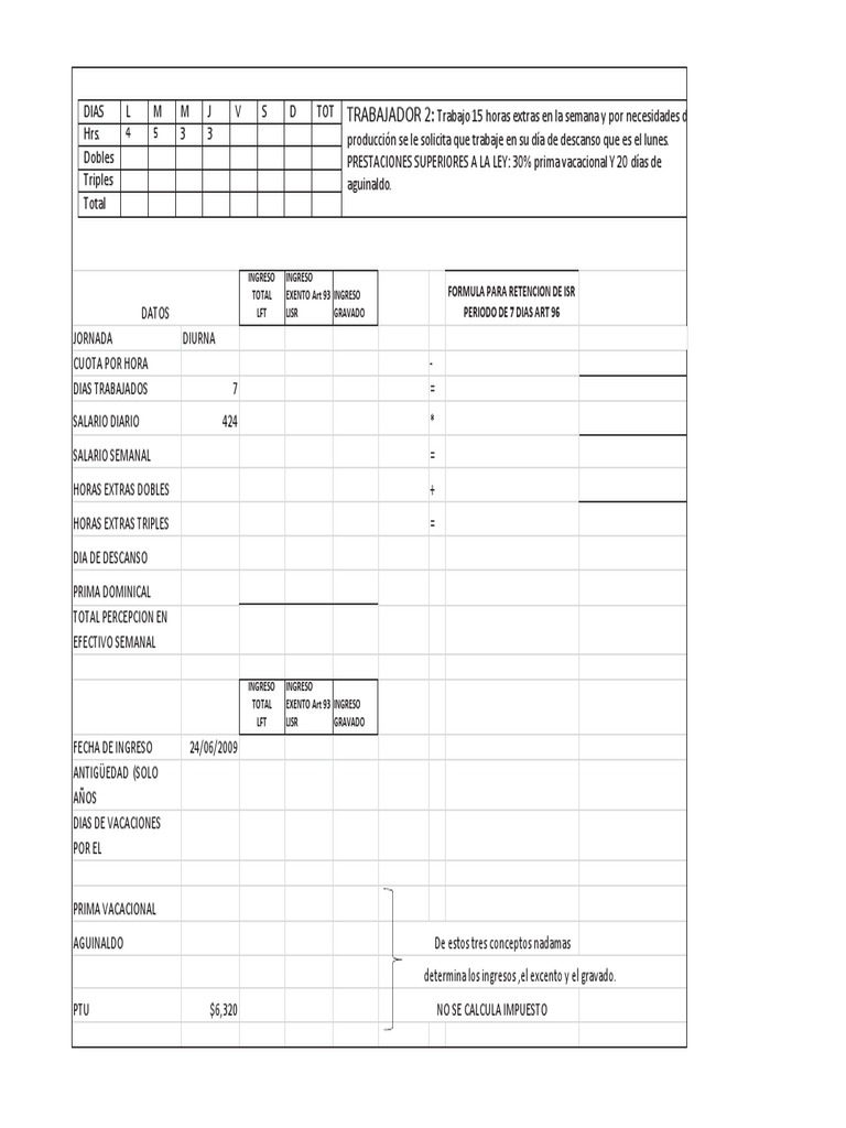Nominas - Ejercicios 2do Parcial | PDF | Salario | Economias