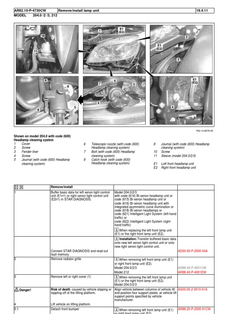 W212 Wartungsplan Pdf
