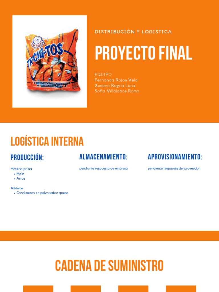 Proyecto - Distribución y Logistica | Descargar gratis PDF | Logística | Procesos de negocio