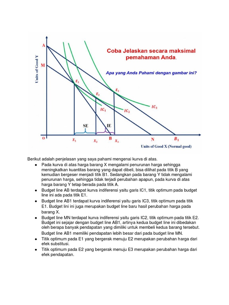 Efek Substitusi Dan Pendapatan - 7111422131 PDF | PDF