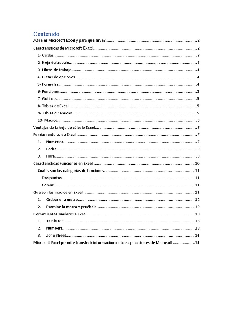 Guía Completa de Microsoft Excel | PDF | Microsoft Excel | Hoja de cálculo