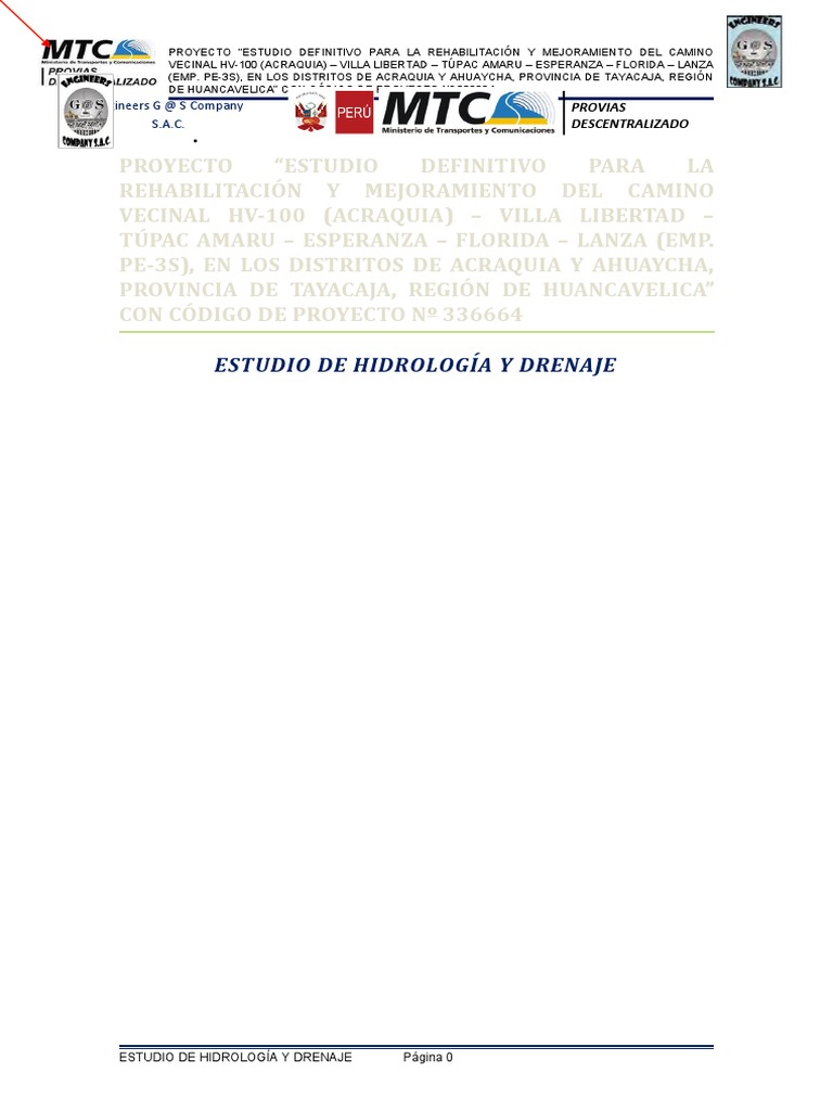 Ehhd CV Ac Esp Lanz | PDF | Precipitación | Hidrología