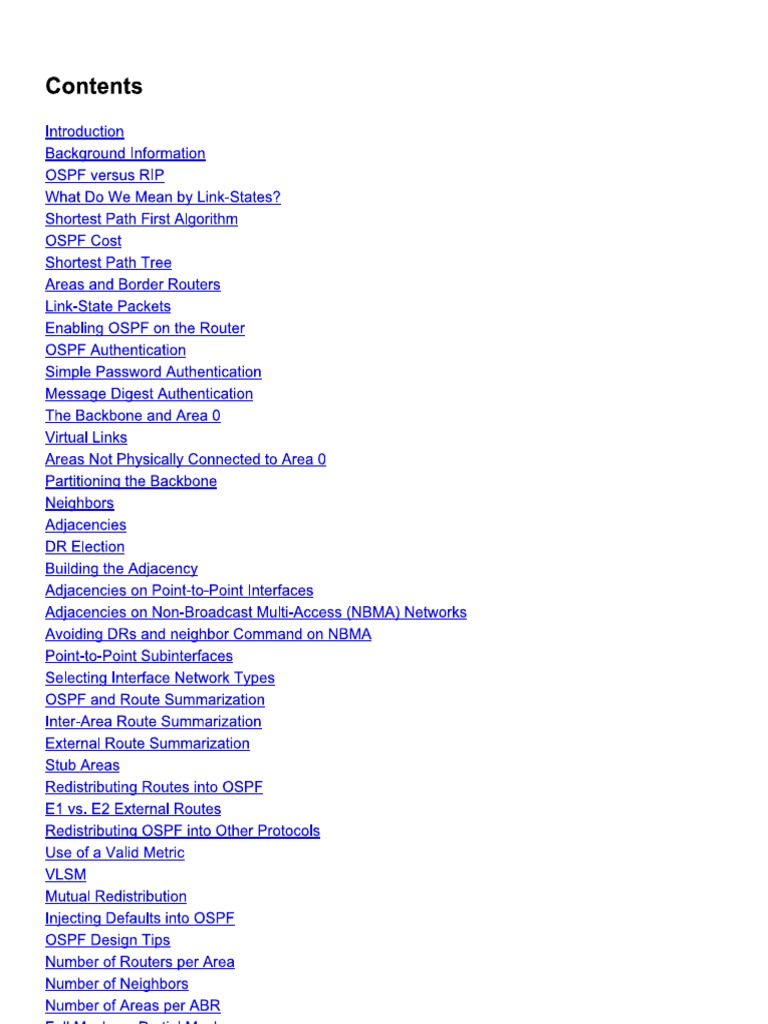 Ospf Design Guide | PDF