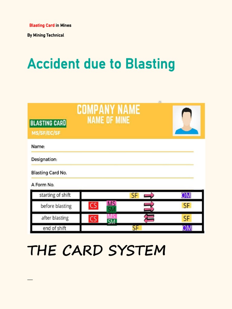 BLASTING CARD SYSTEM IN MINES_hlbqpoc3r6xp67syuzec | PDF | Google Play