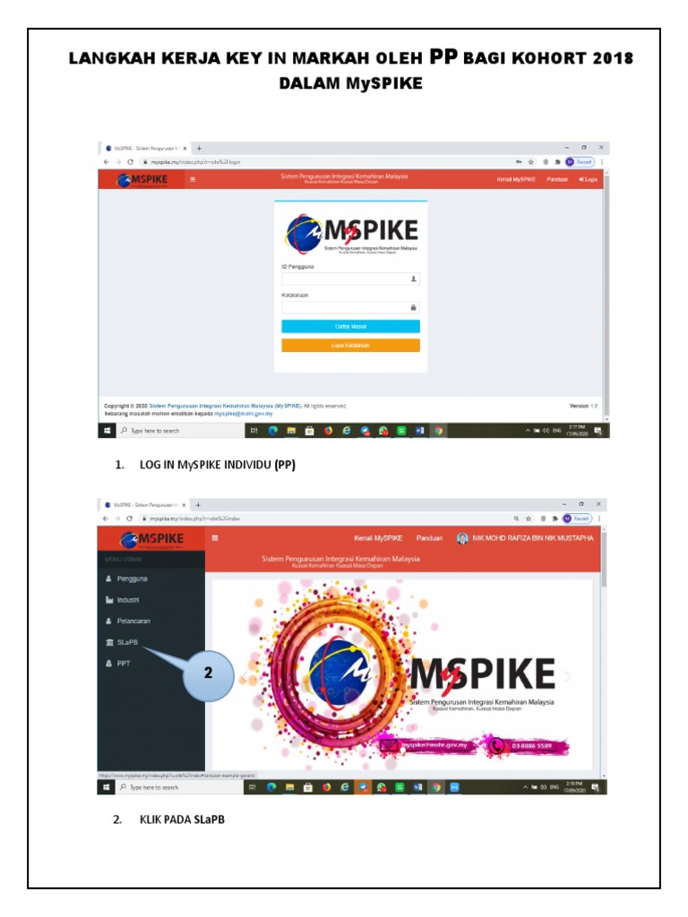Kaedah Key in Markah PP PDF | PDF
