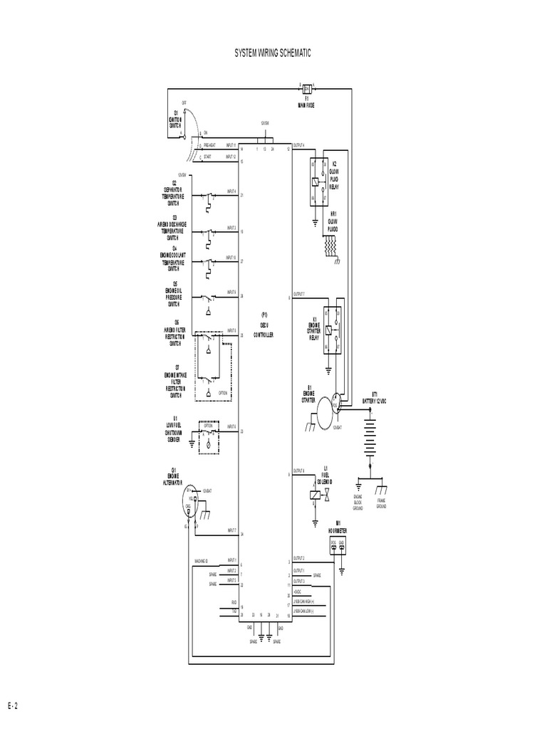 Schematic P185WJD PDF | PDF | Ignition System | Machines