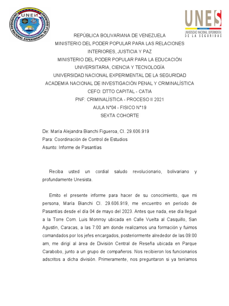 Formato de Informe | PDF