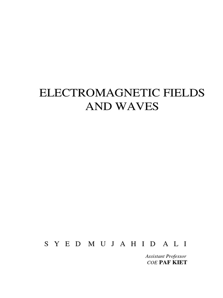 Electromagnetic Fields and Waves PDF | PDF | Electric Charge | Flux