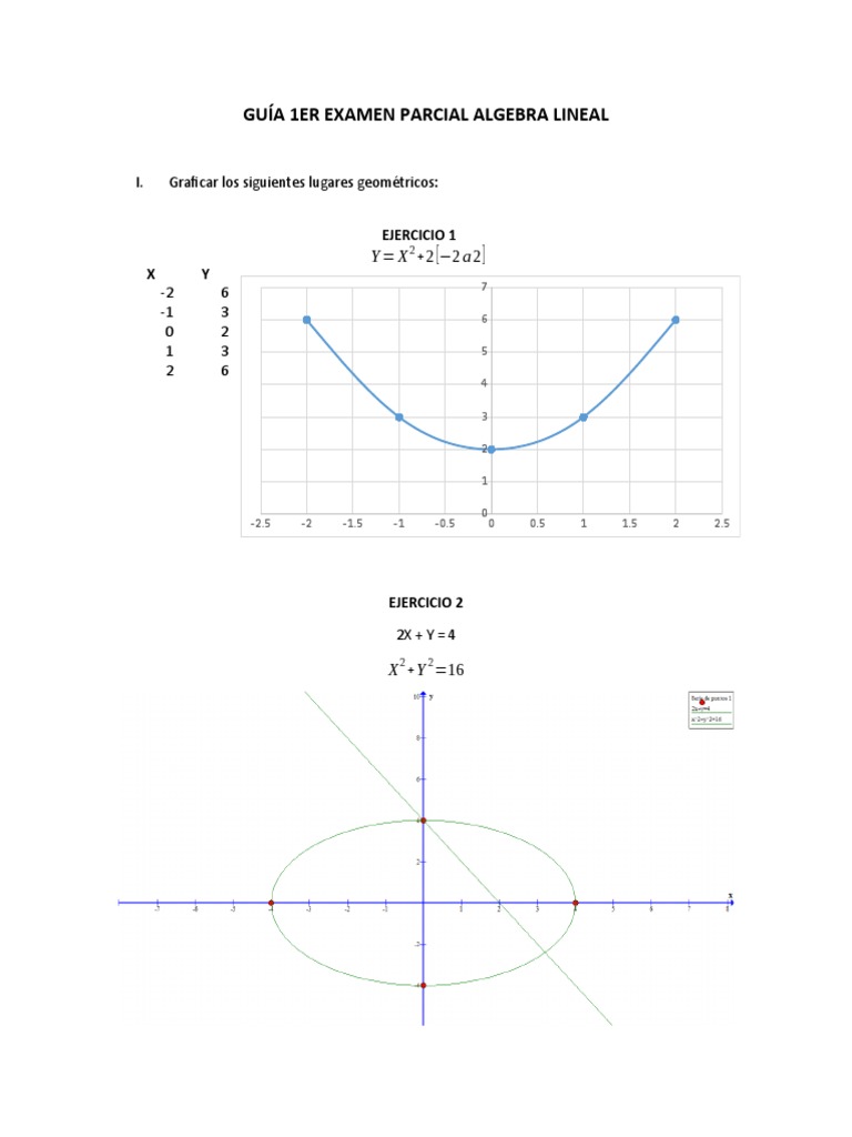 Ejercicios de Álgebra Lineal y Matrices | PDF