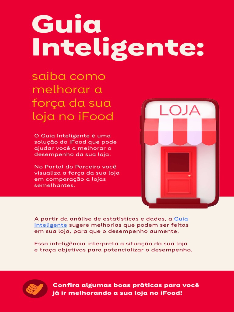 Guia-Inteligente Ifood | PDF | Cardápio | Dinheiro