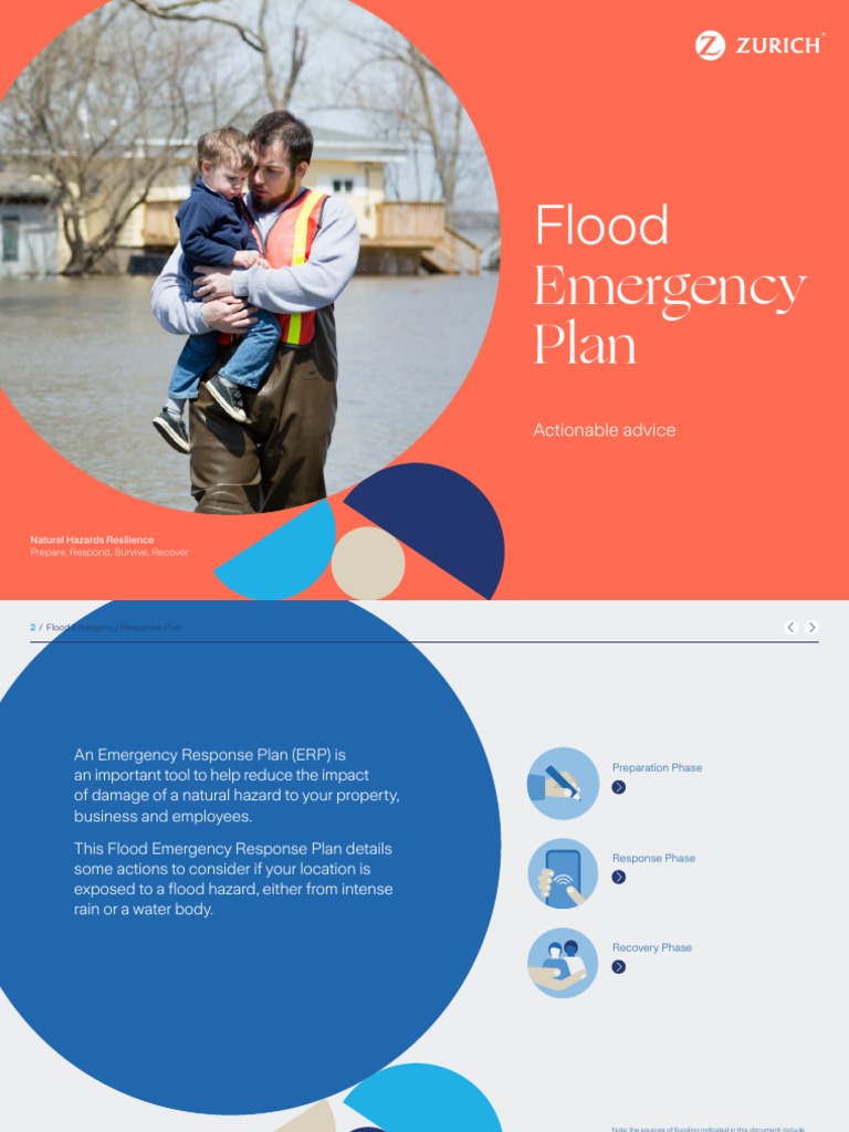 Flood Emergency Response Plan | PDF | Flood | Insurance