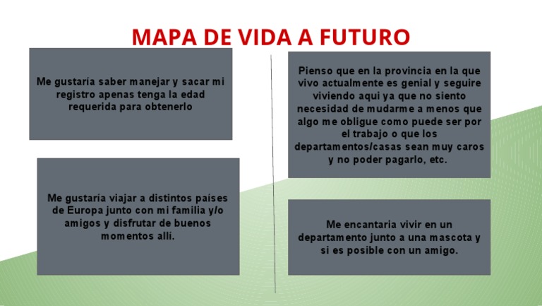 MAPA DE VIDA A FUTURO Facundo | PDF