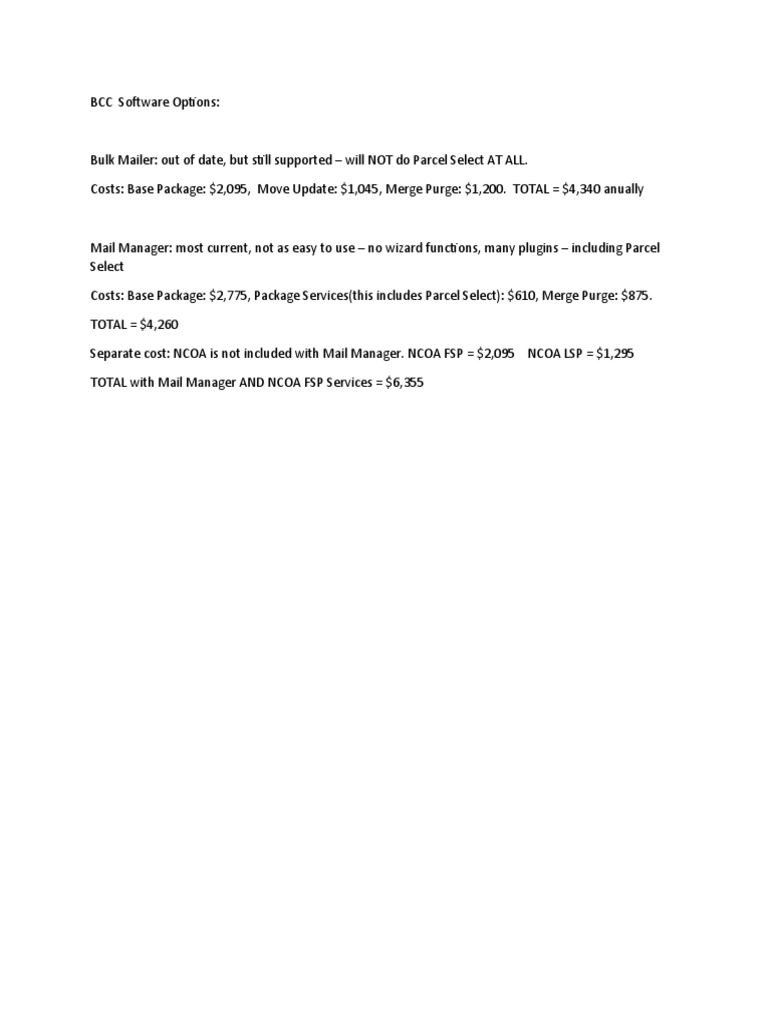 BCC Software Solutions | PDF