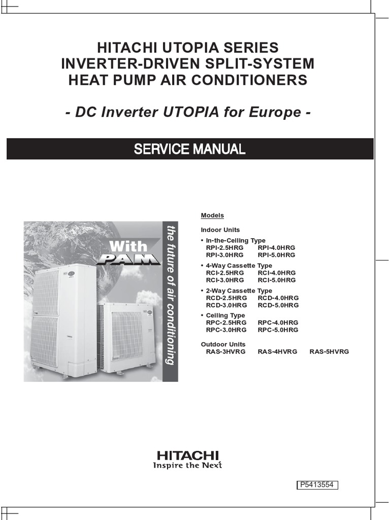 Hitachi Error VRF PDF | PDF | Power Inverter | Air Conditioning