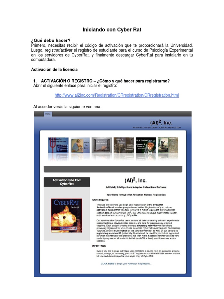 Intrucciones para Instalación y Creación de Cuenta - CyberRat - Español | PDF | Mac OS ...