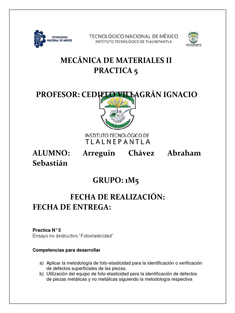 Reporte Practica 5 | PDF