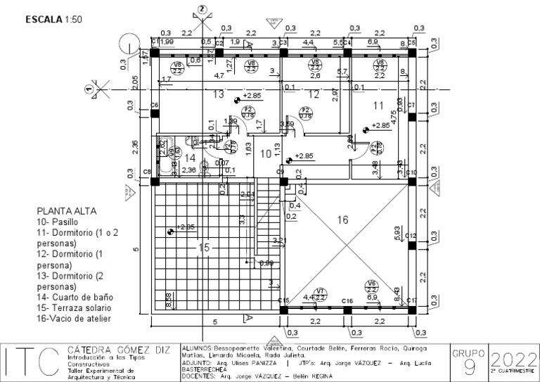 Planta Alta Replanteo | PDF