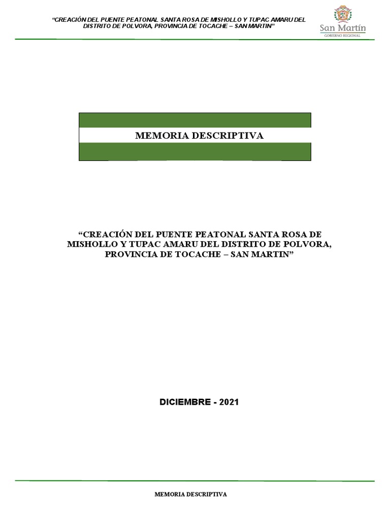 MEMORIA DESCRIPTIVA Ok 20230404 160112 488 | PDF