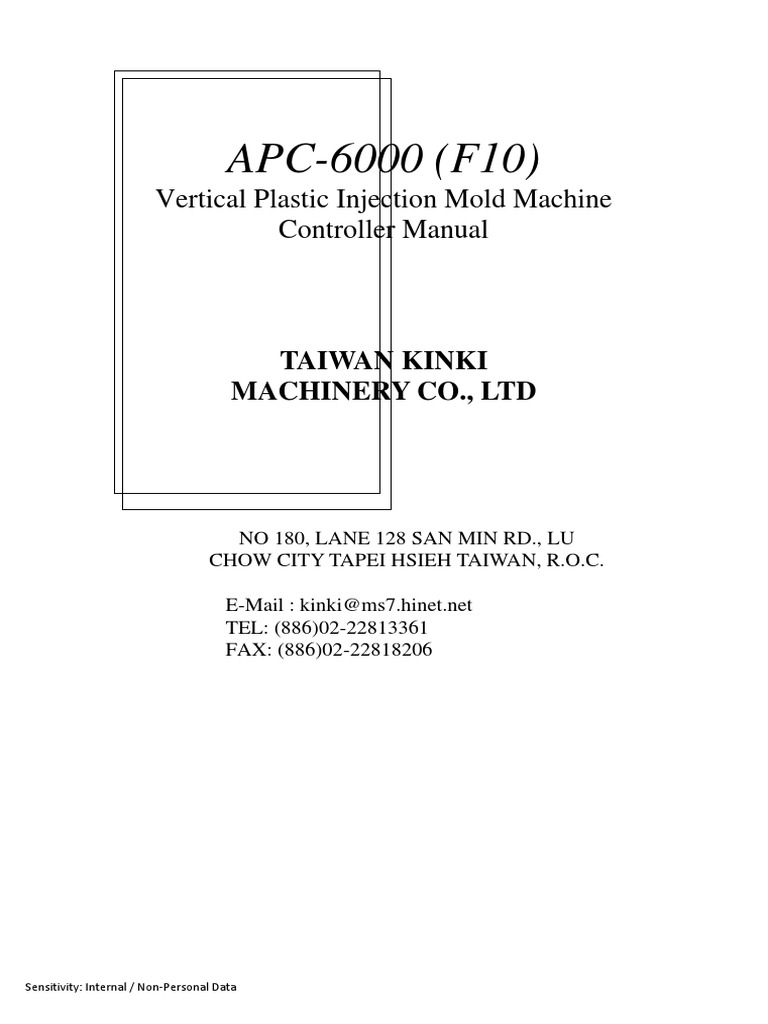 Vertical Molding Machine Pdf Cursor User Interface Menu Computing 2406