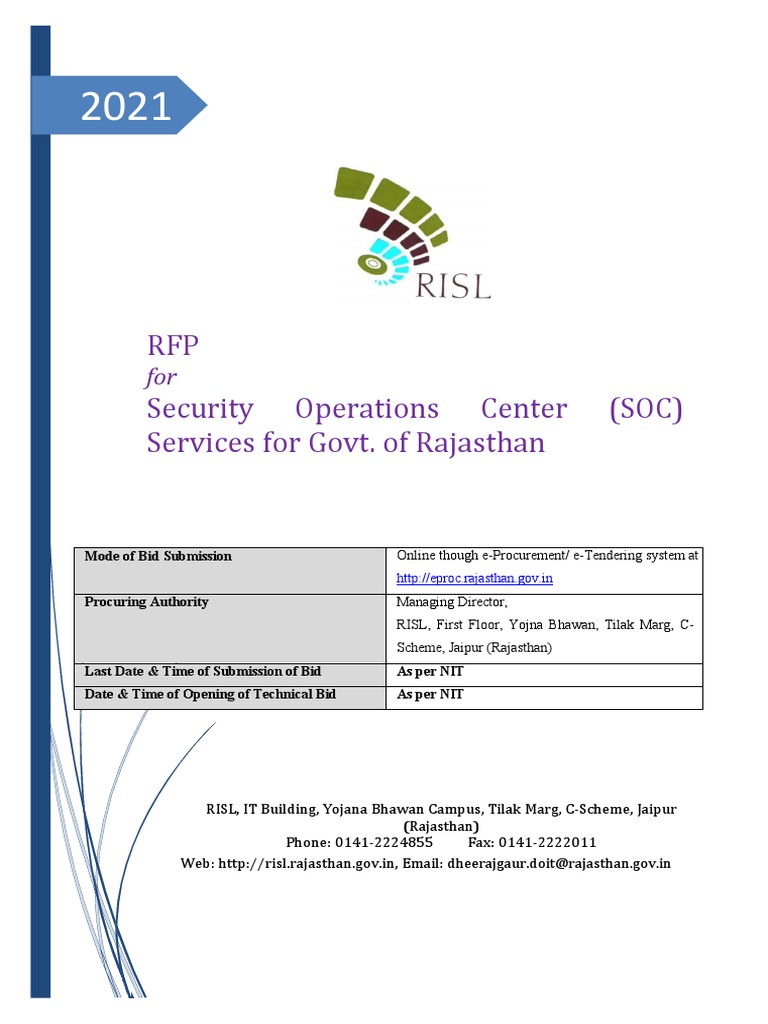 RFP Soc 25052021-2 | PDF | Business | Economies