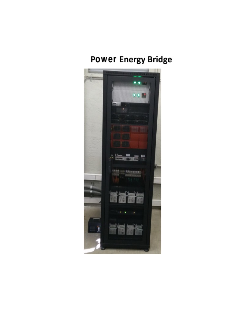 Energy Bridge Specification | PDF | Power Supply | Alternating Current