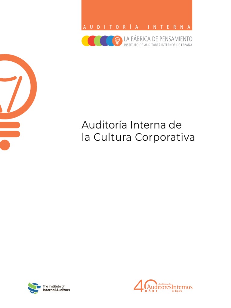 Auditoria Interna | PDF | Cultura organizacional | Comportamiento