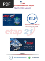 ETAP Training Modules | PDF