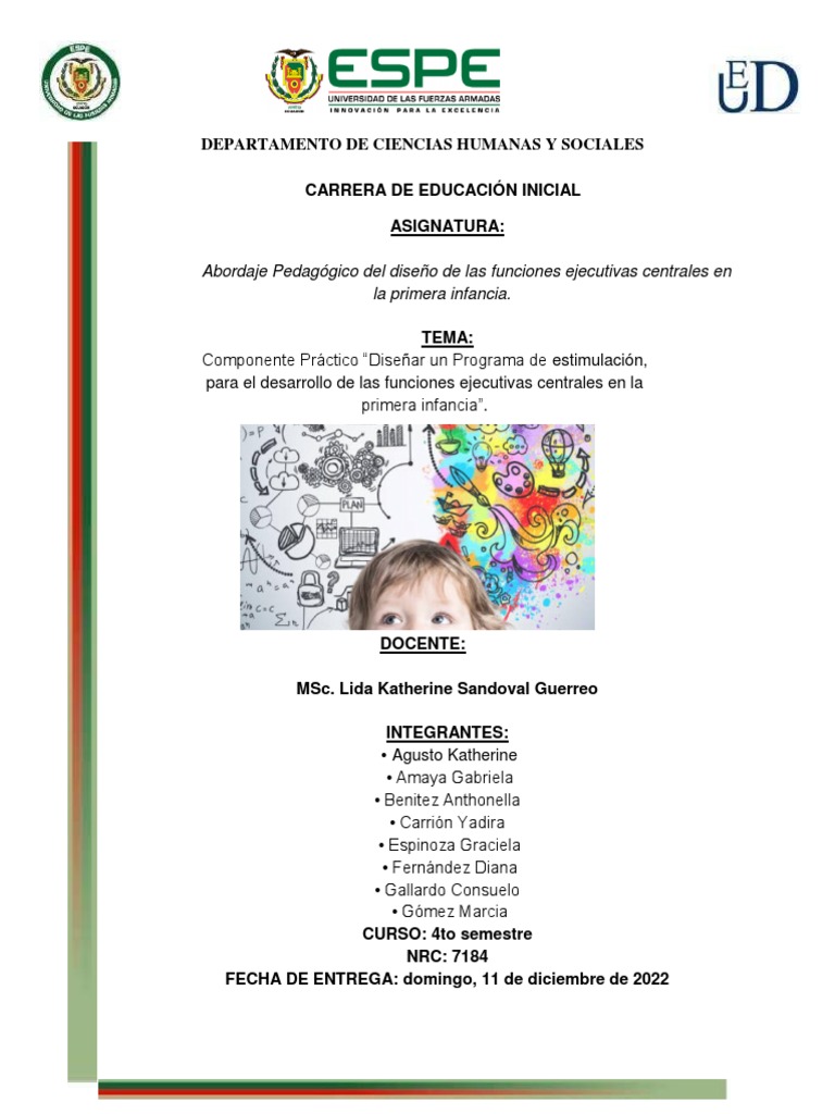 A5 Agusto Katherine Grupo6 Abordaje NRC.7184 CP01 PDF | PDF | Funciones ejecutivas | Planificación