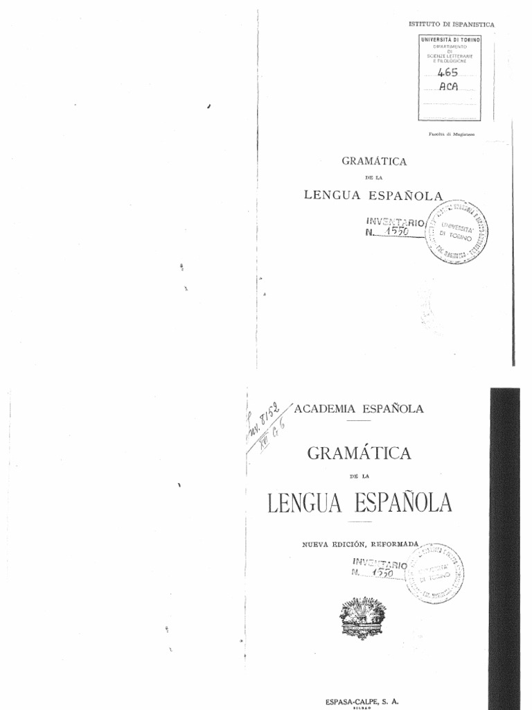 Gramática RAE 1931 PDF | PDF | Sustantivo | Género gramatical
