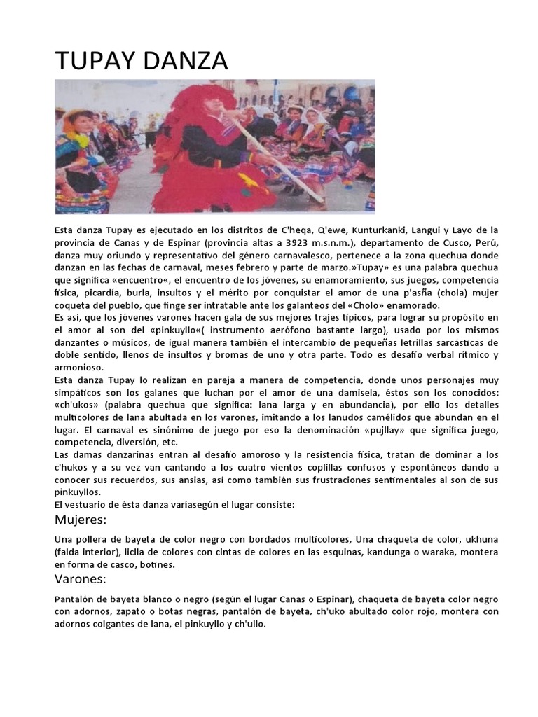 Tupay Danza | PDF