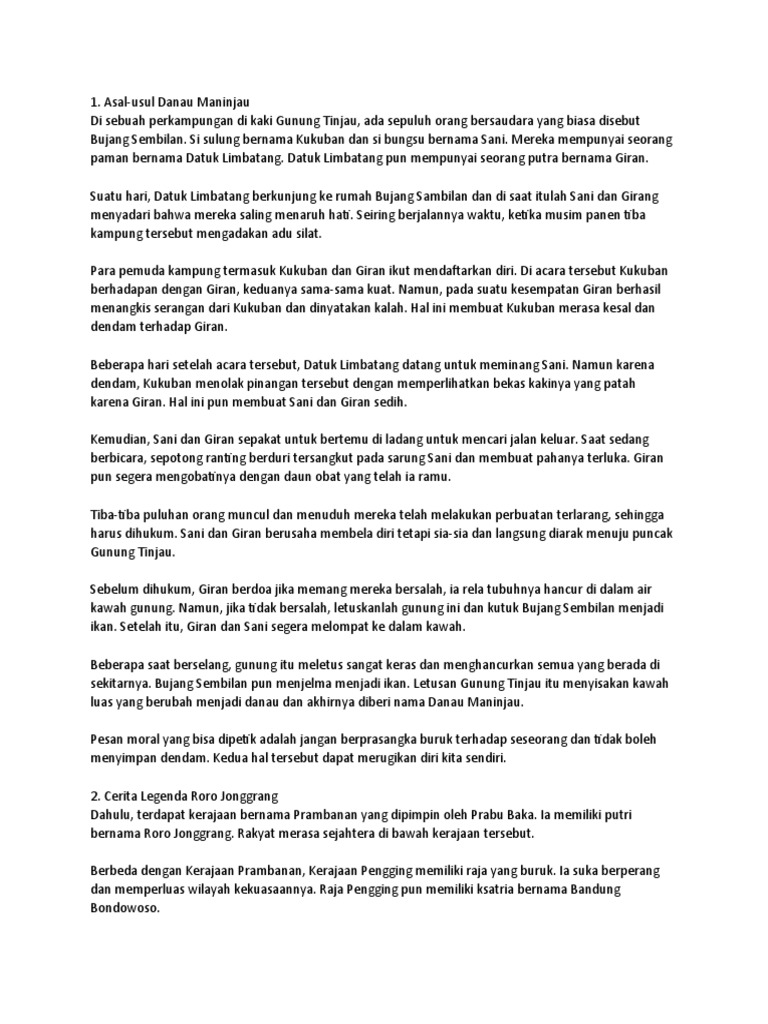 Crita Rakyat Jelata | PDF