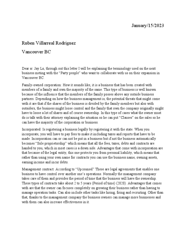 Mini Case Study 1 | PDF | Marriott International | Corporations