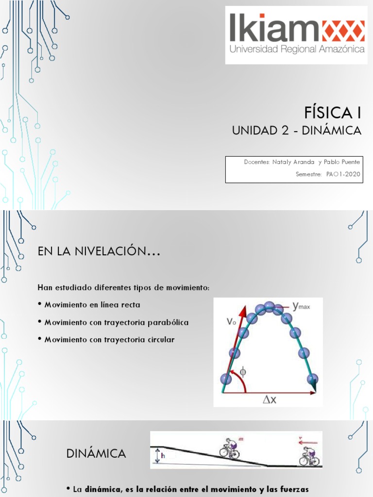 Dinámica: Fuerzas y Movimiento en Física | PDF | Fuerza | Fricción