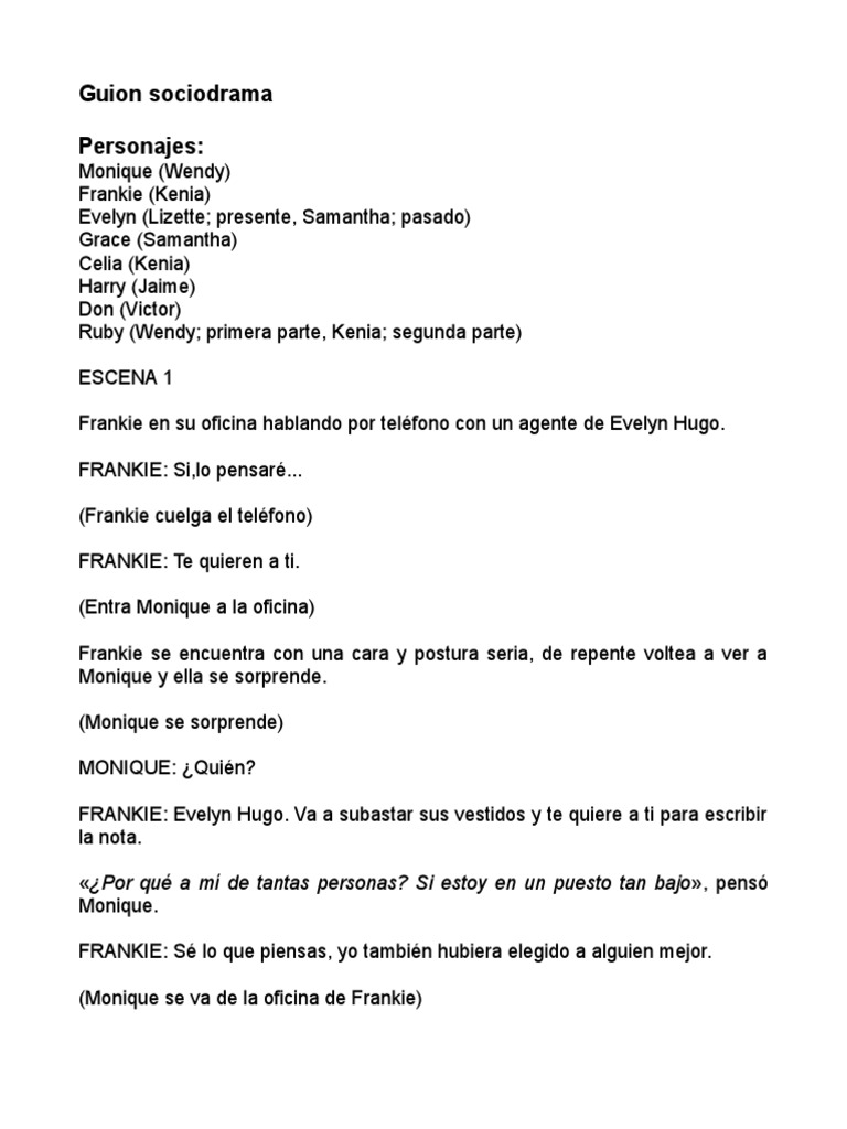 Sociodrama Equipo 2 PDF | PDF