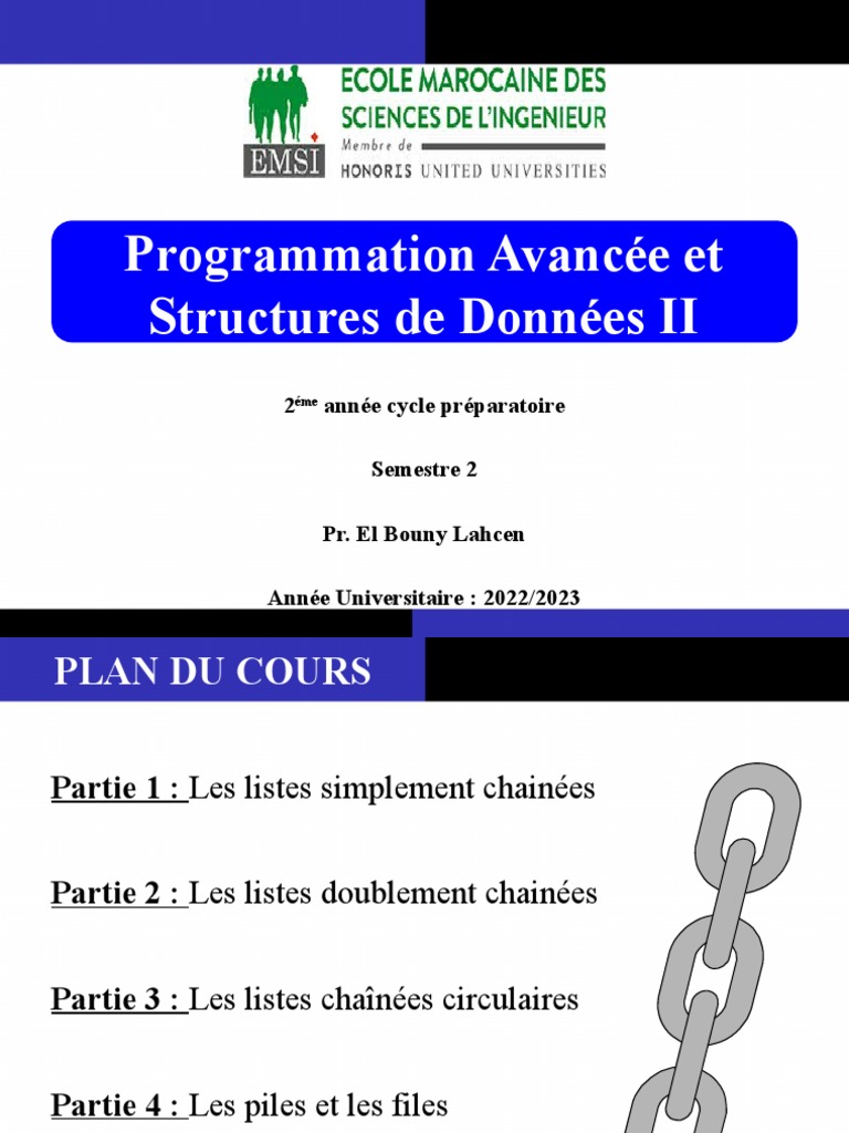 Partie 1 - Listes Chainees | PDF | Pointeur (programmation) | C ...