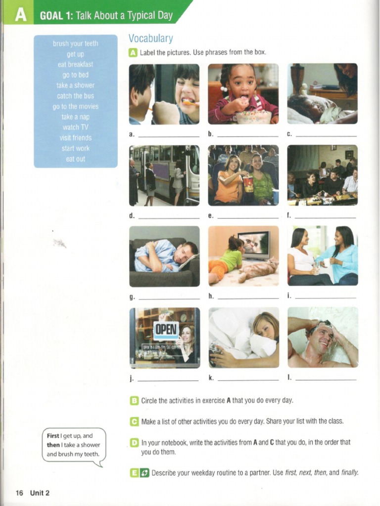 World English 1 Student Unit 2 | PDF