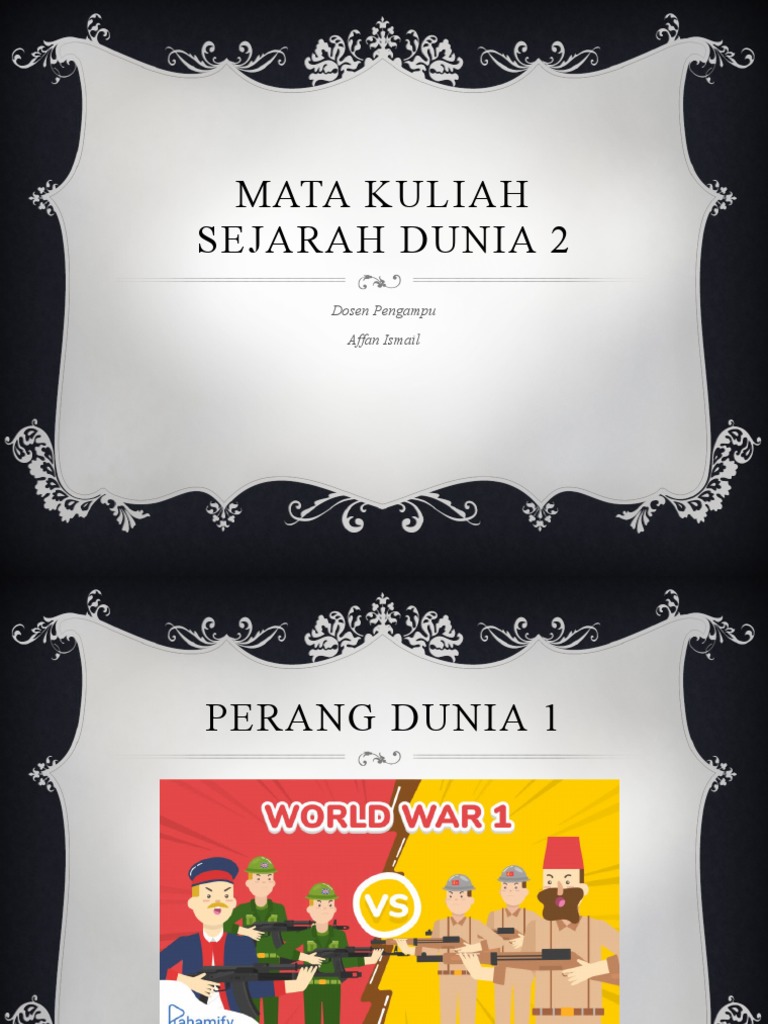 Perang Dunia 1 | PDF