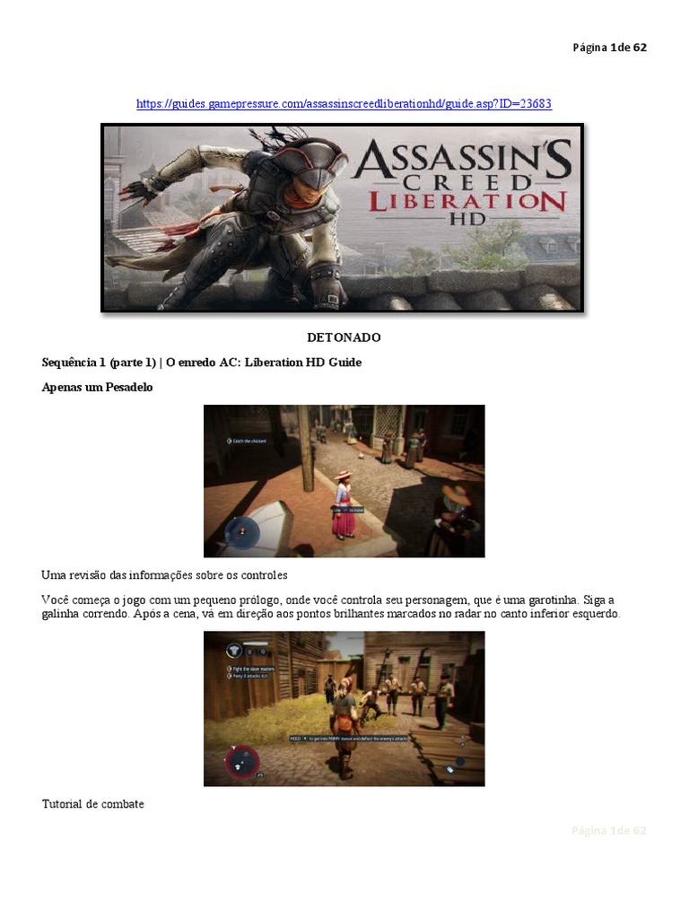Assassin's Creed® Liberation Detonado | PDF | Navios | Pólvora