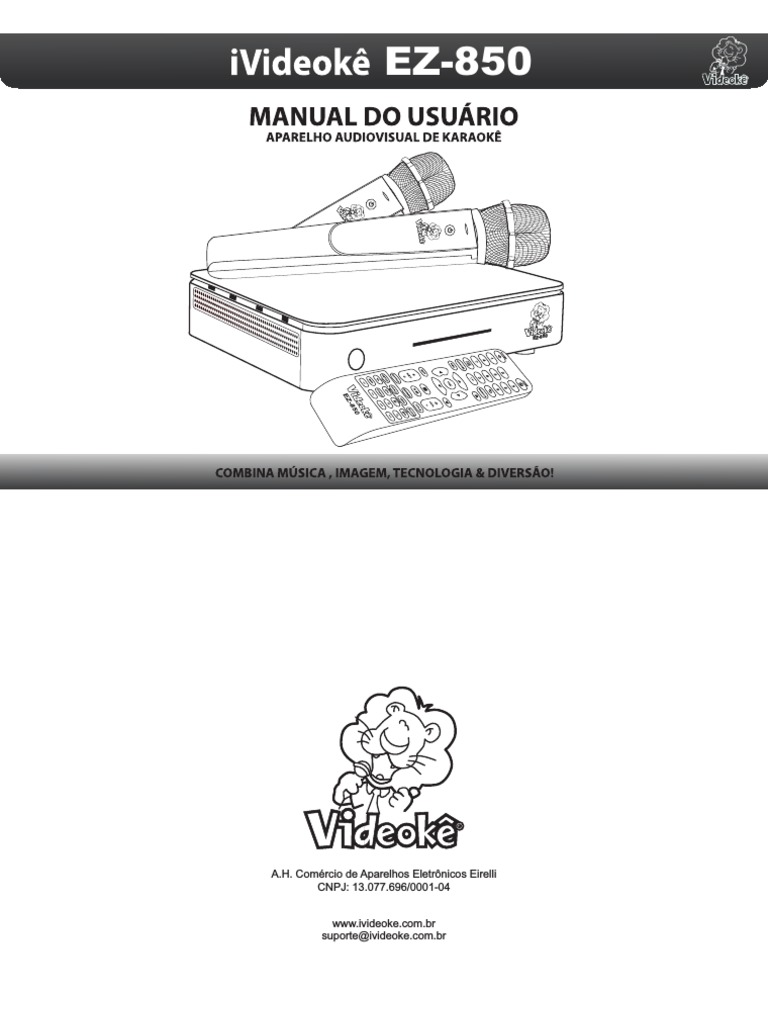 Manual Ez 850 PDF | PDF | HDMI | Controle remoto