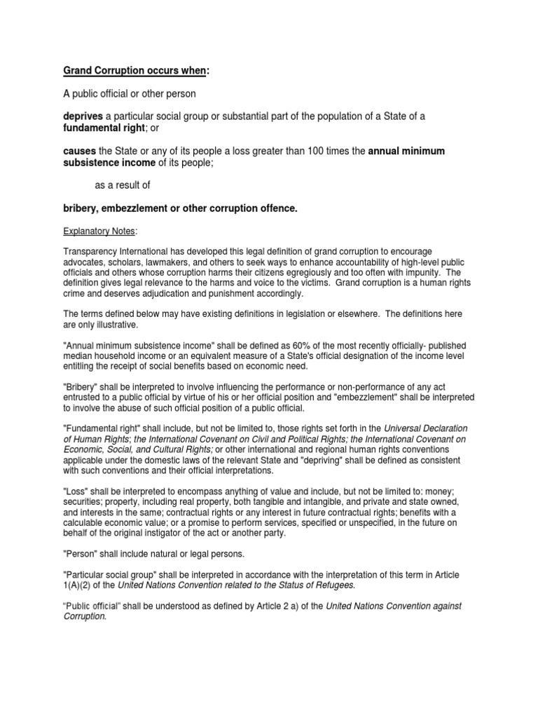Grand_Corruption_definition_with_explanation_ | PDF | Corruption ...