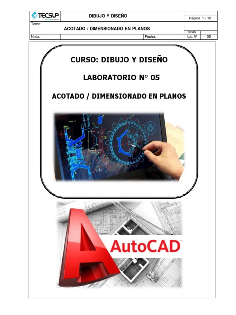 Acotado y Dimensionado en Planos | PDF | Diseño | Dibujo